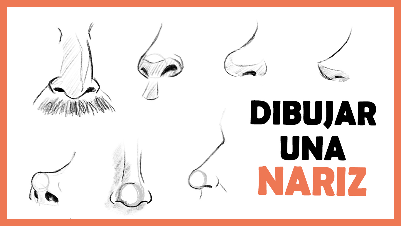 Cómo DIBUJAR UNA NARIZ paso a paso fácil 👃